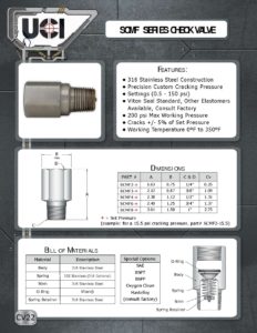 UCI | Check Valve CV22
