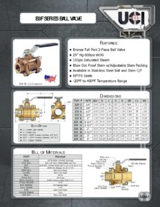 UCI | Manual Ball Valves B3F